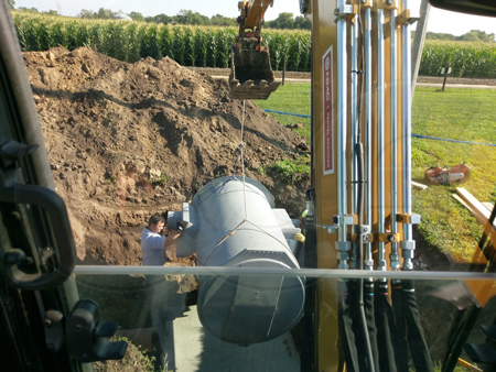 Installing a Domed Top Packaged Metering Manhole