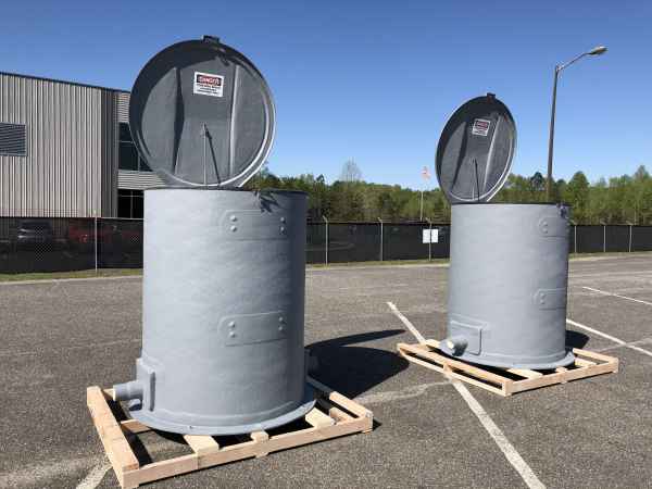 Fiberglass FRP Storm Water Manholes for Initial Oil, Grease, Sediment ...