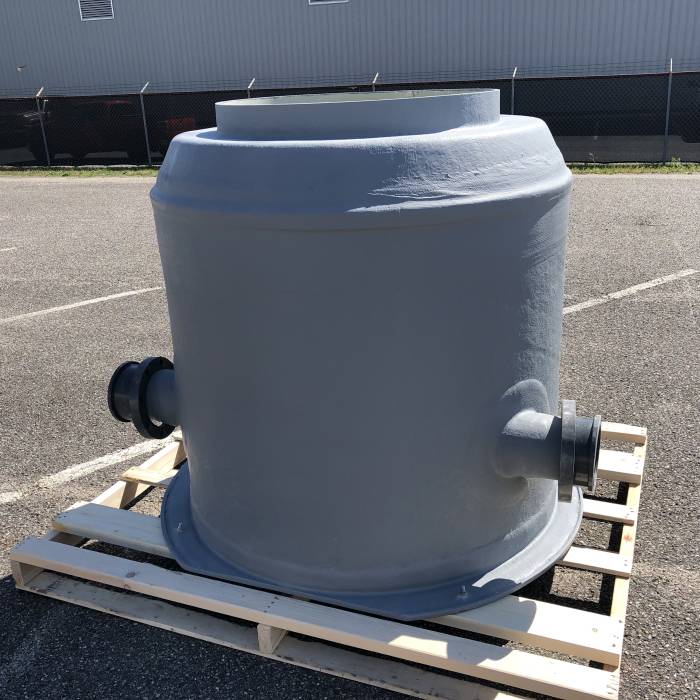 Packaged Fiberglass FRP Magnetic Flow Meter Manholes