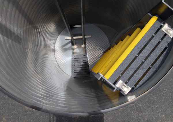 Fiberglass FRP Grinder Manholes integrating grinders from JWC, Franklin ...
