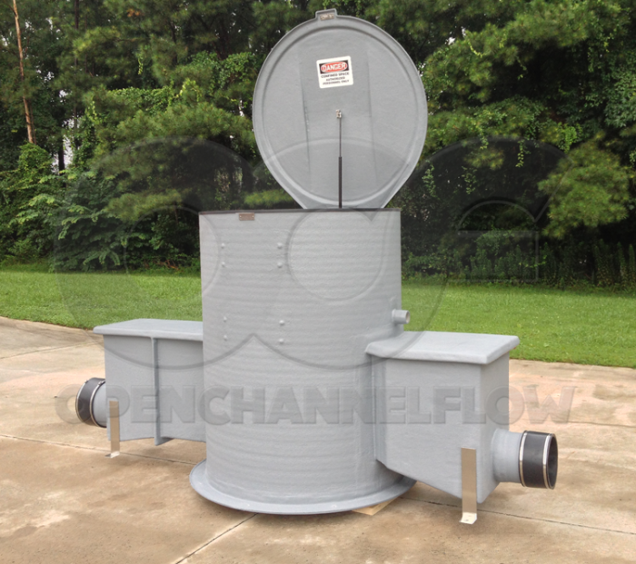 Packaged Fiberglass FRP Flume Manholes
